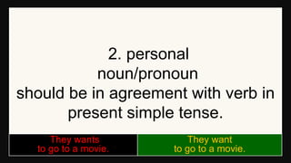 10 points grammar check list | PPTX