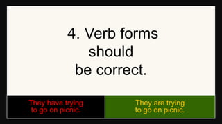 10 points grammar check list | PPTX