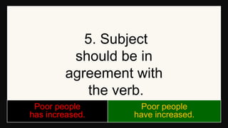 10 points grammar check list | PPTX