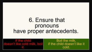 10 points grammar check list | PPTX