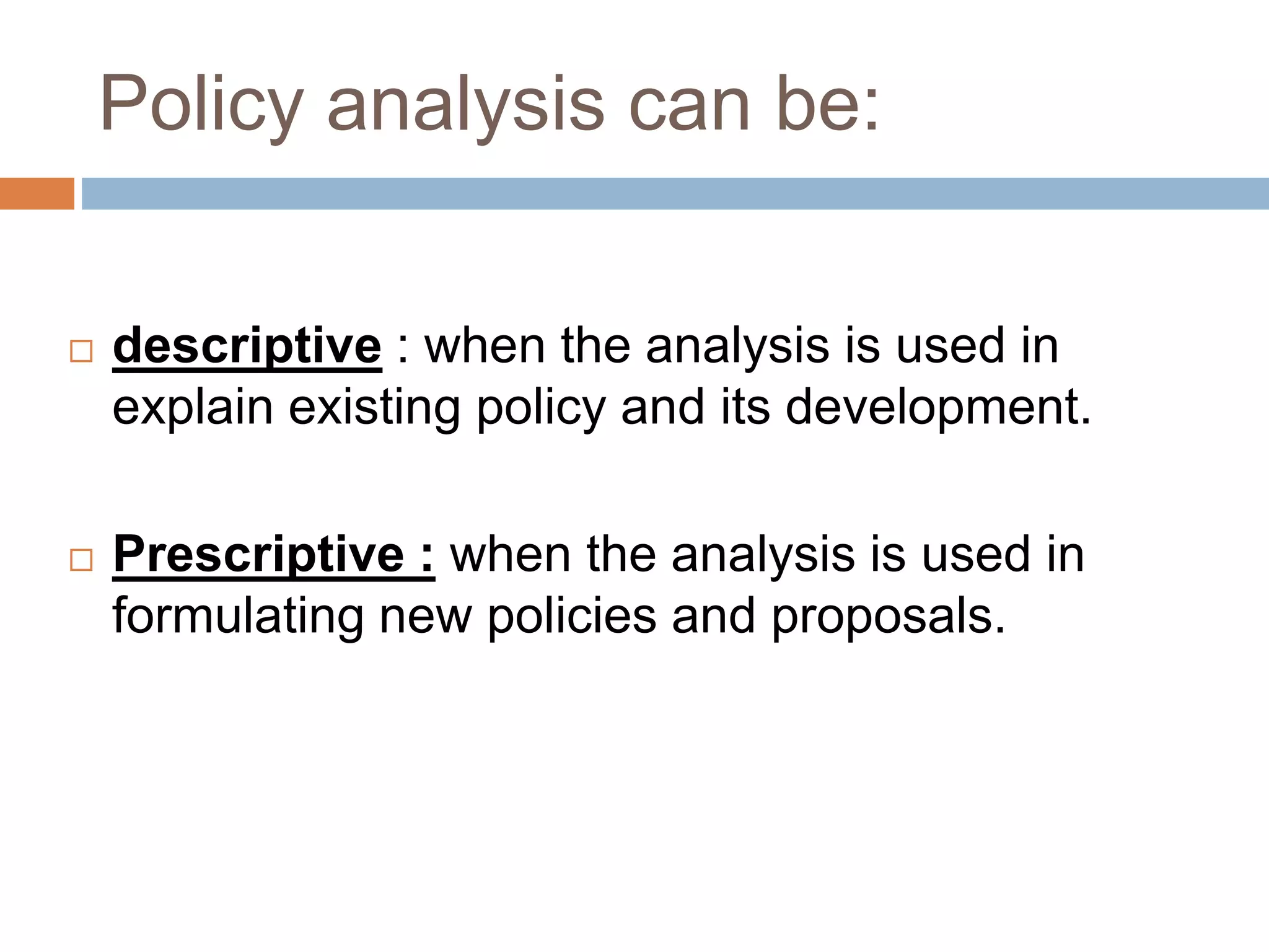 policy analysis | PPTX