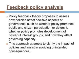 policy analysis | PPTX