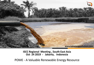 POME-Sustainable-Renewable-Energy-Feedstock | PDF