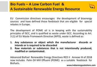 POME-Sustainable-Renewable-Energy-Feedstock | PDF