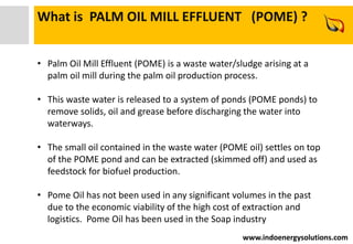POME-Sustainable-Renewable-Energy-Feedstock | PDF
