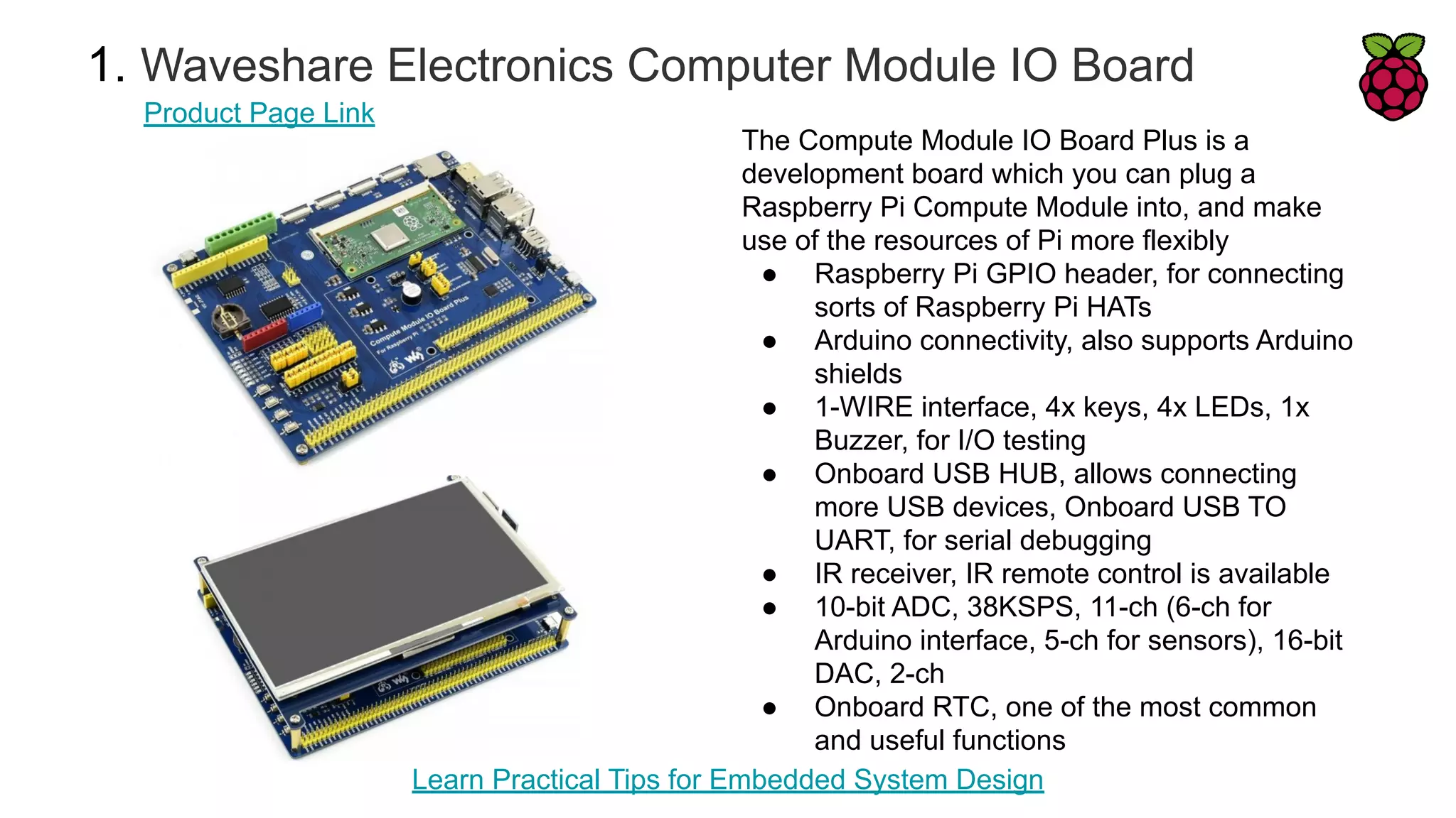 10 Popular Commercial Products Using Raspberry Pi Compute Module Pdf Computing Technology