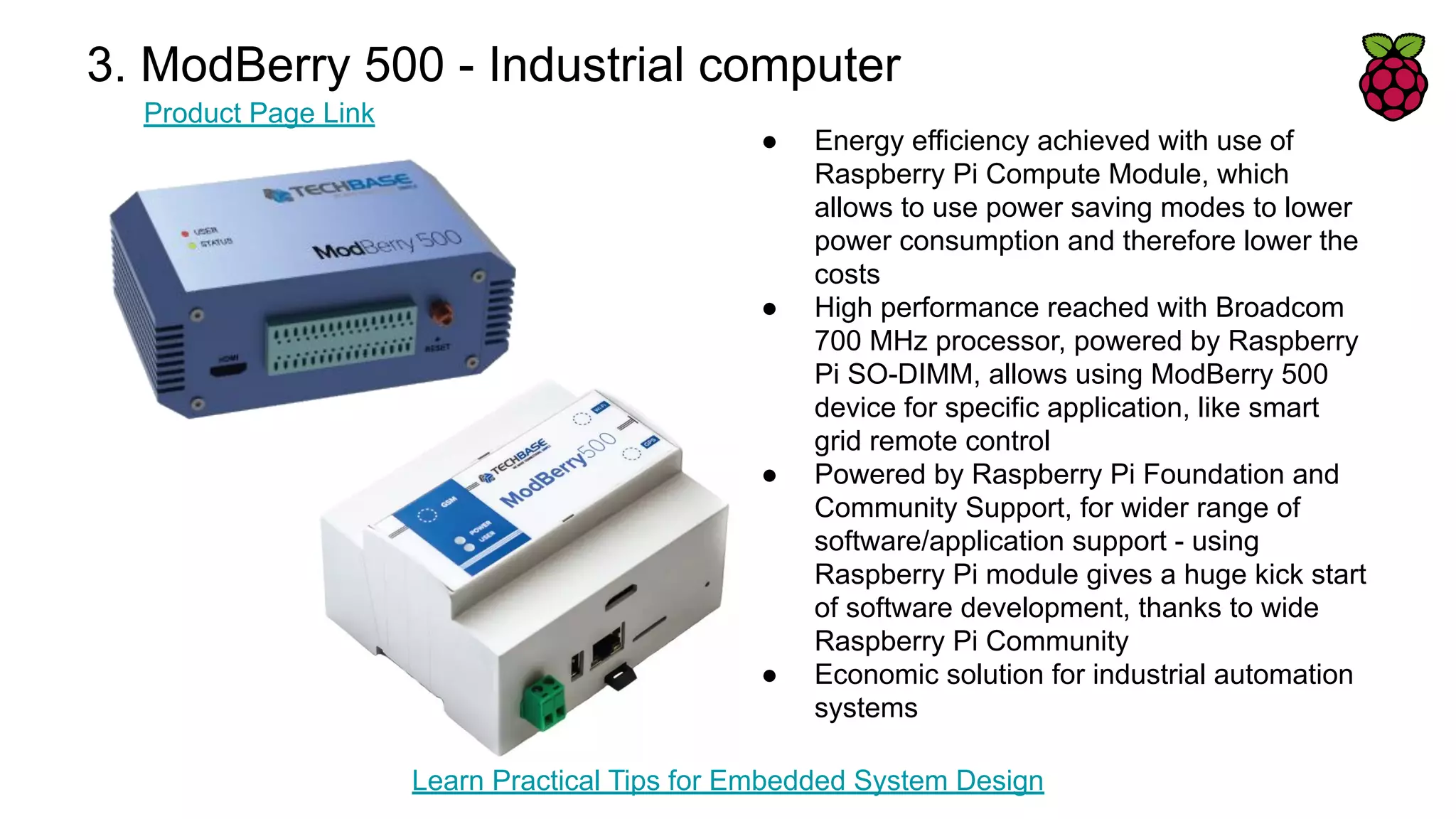 10 Popular Commercial Products Using Raspberry Pi Compute Module Pdf Computing Technology