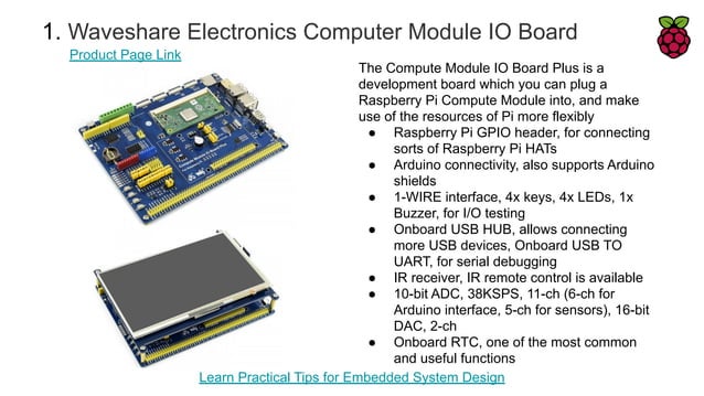 10 Popular Commercial Products Using Raspberry Pi Compute Module Ppt