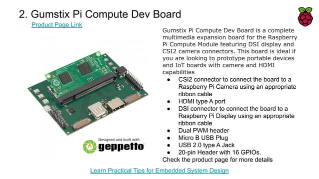 10 Popular Commercial Products Using Raspberry Pi Compute Module Ppt