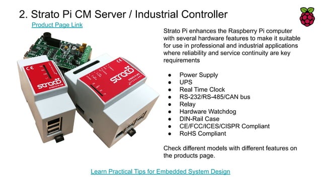 10 Popular Commercial Products Using Raspberry Pi Compute Module Ppt