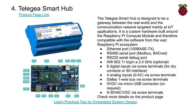 10 Popular Commercial Products using Raspberry Pi Compute Module | PPT