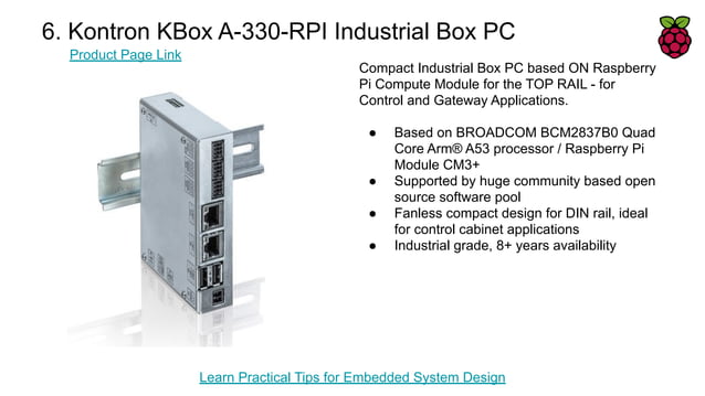 10 Popular Commercial Products using Raspberry Pi Compute Module | PPT