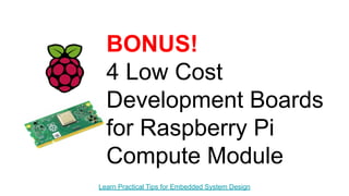 10 Popular Commercial Products using Raspberry Pi Compute Module | PPT