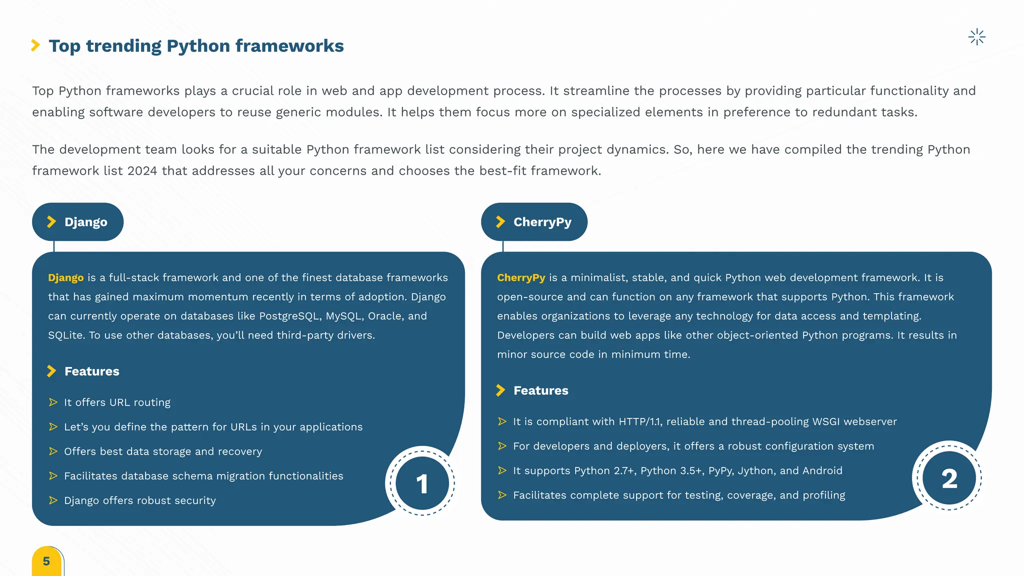 10 Popular Python Frameworks For Web Developmentpdf