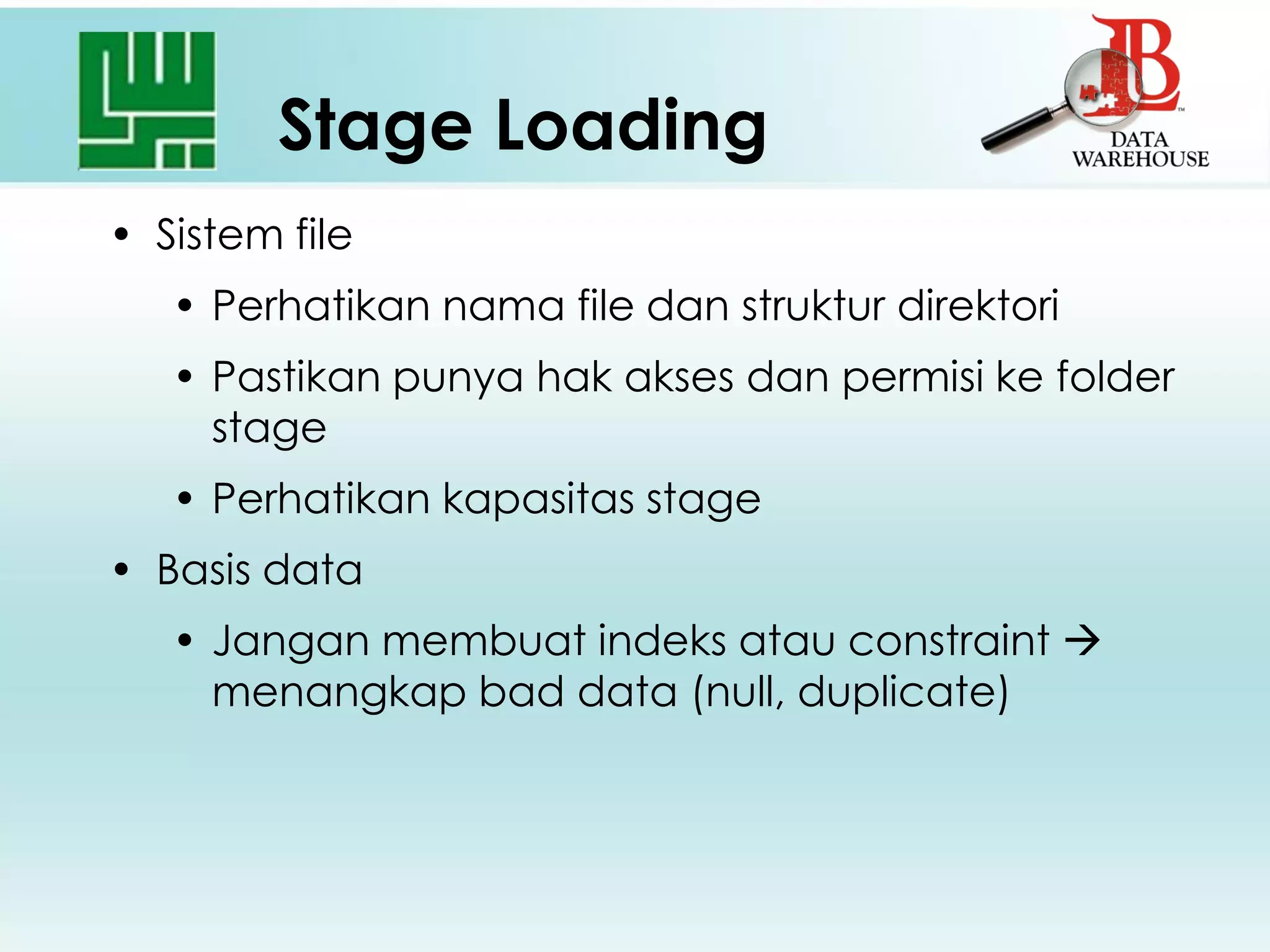 Populating Data Warehouse | PPT