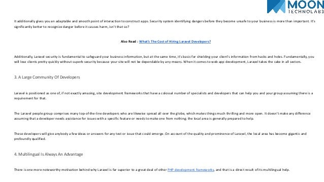 10 powerful reasons to choose laravel web development in 2022 | PPT