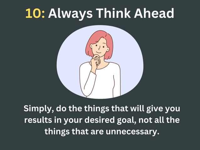 10 Powerful Tips To Be Consistent In Whatever You Do | PDF | Career ...