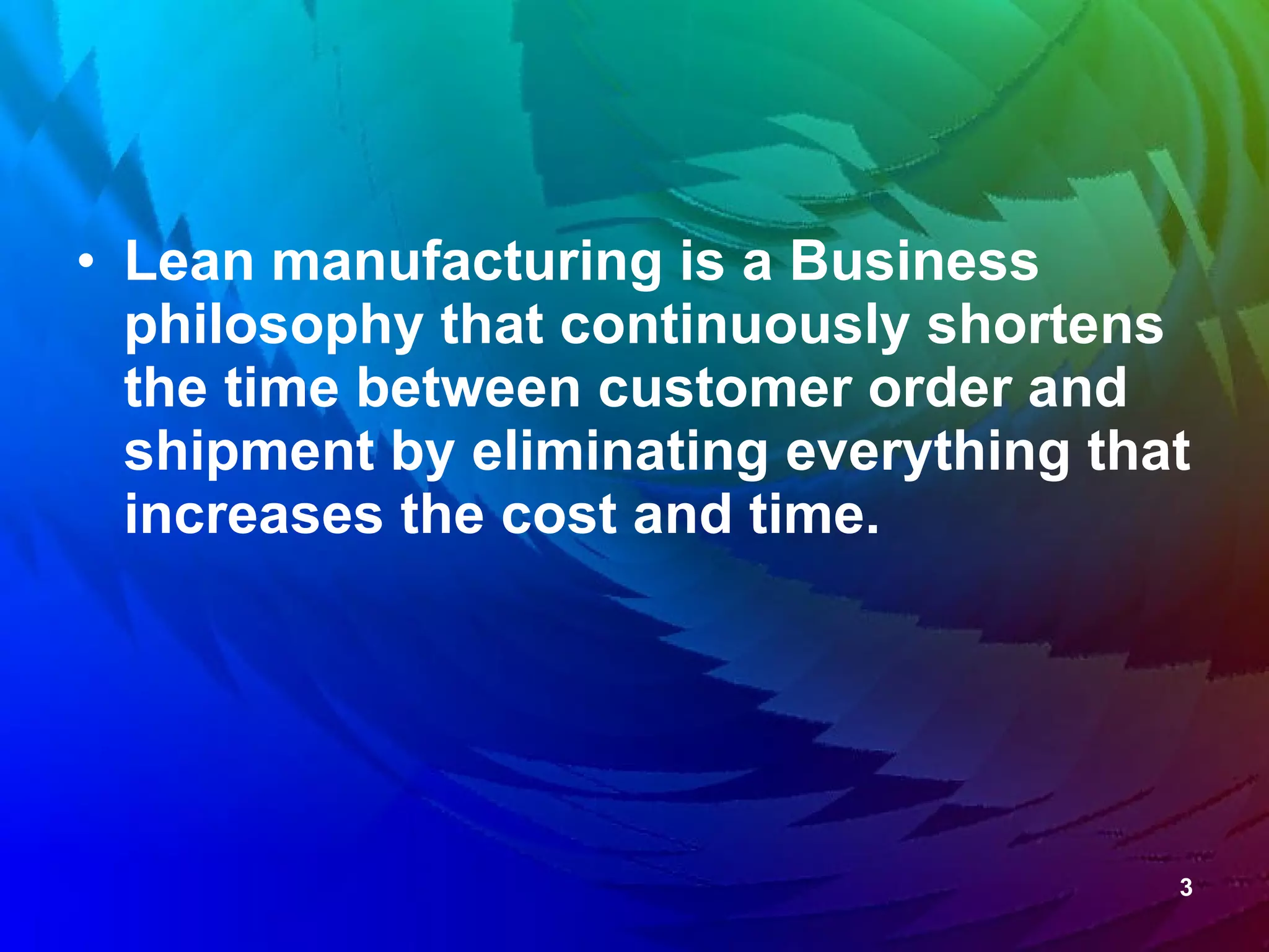 What Is Lean Manufacturing | PPT