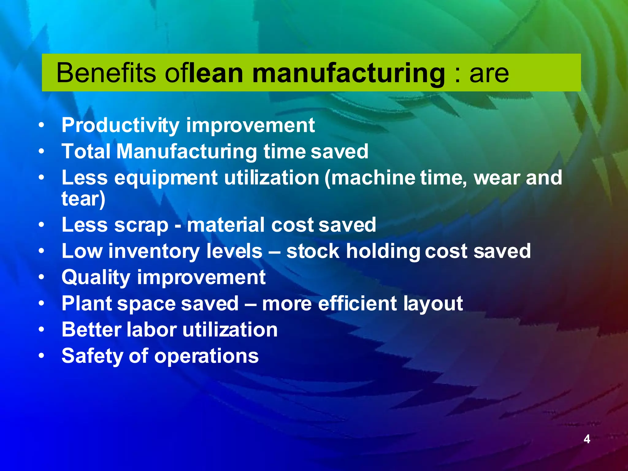 What Is Lean Manufacturing | PPT