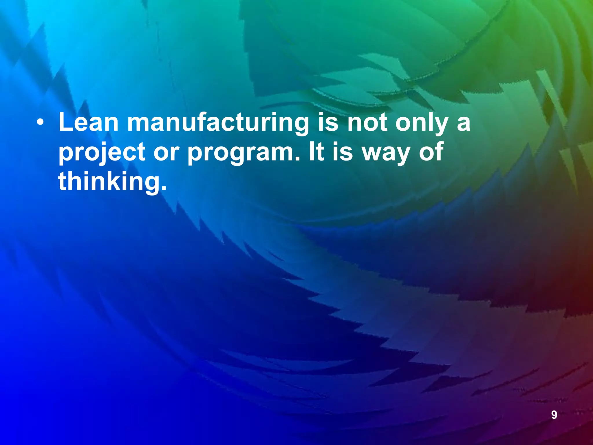 What Is Lean Manufacturing | PPT