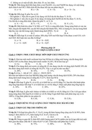 10 pp giai nhanh bt hoa hoc moi nhat | DOC