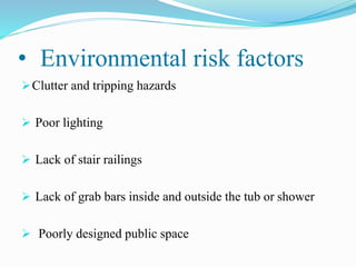 10 Fall injuries presentation | PPTX