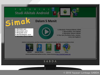 Aplikasi SABDA | PPTX