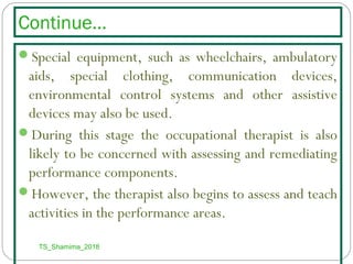 occupational therapy treatment continuum | PPT
