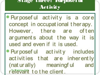 occupational therapy treatment continuum | PPT
