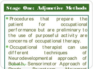 occupational therapy treatment continuum | PPT