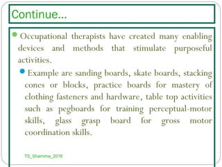 occupational therapy treatment continuum | PPT