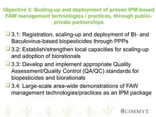 Tackling the Fall Armyworm Crisis in Africa through Accelerated Deployment of Proven IPM ...