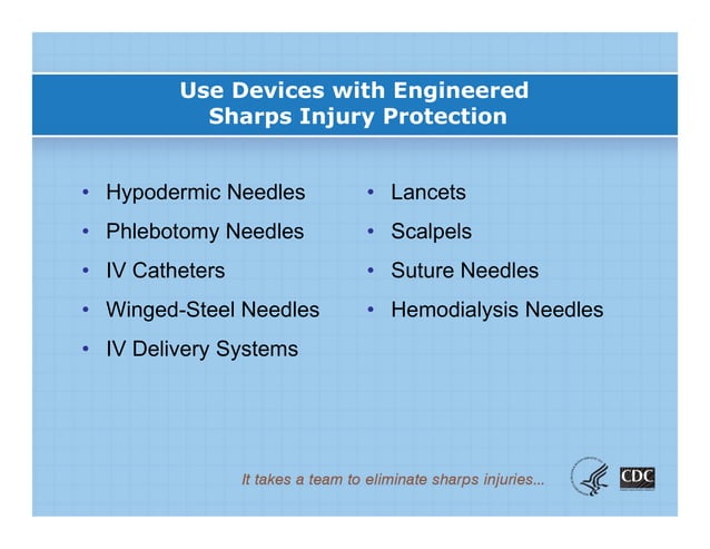 10 Preventing Needlesticks and Other Sharps Injuries… Everything You ...