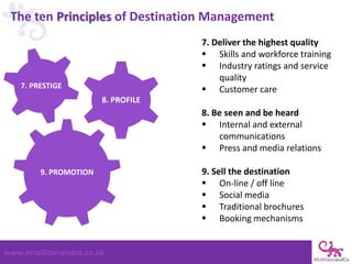 10 principles of Destination Management | PPTX
