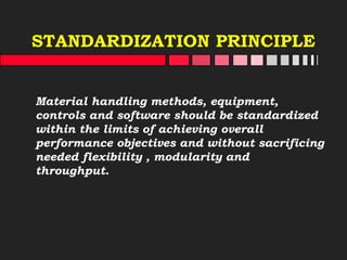 10 principles of material handling | PPT