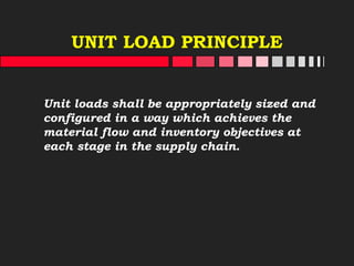 10 principles of material handling | PPT