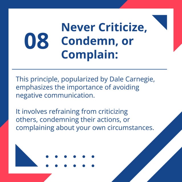 10 Principles of Dale Carnegie | PDF