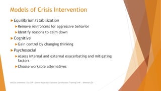 Principle Of Intervention