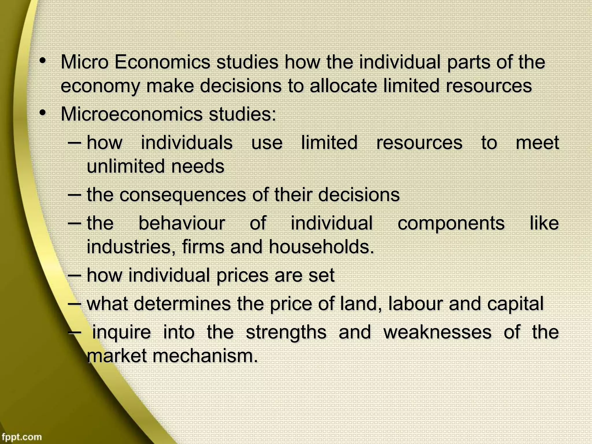10 principles of economics | PPT