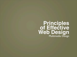 10 principles of effective web design | PDF