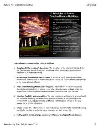 10 Principles of Future Proofing Historic Buildings | PDF