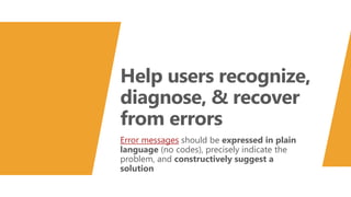 10 principles of interaction design | PPT