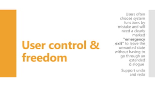 10 principles of interaction design | PPTX