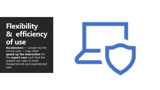 10 principles of interaction design | PPTX