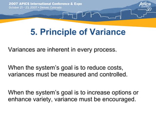 10 Principles Of Ops Management | PPT
