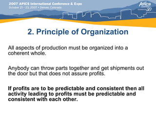 10 Principles Of Ops Management | PPT