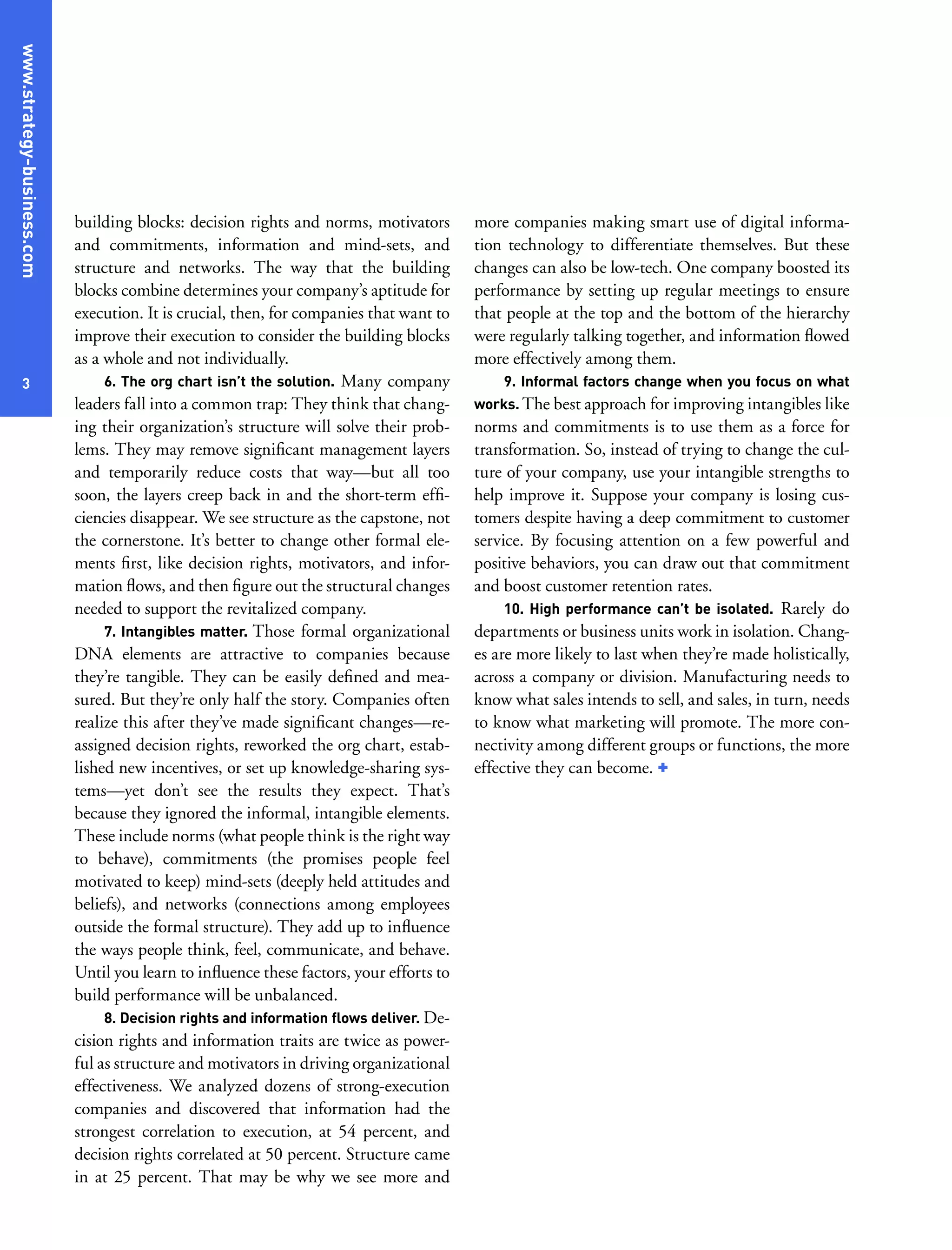 10 principles of organizational DNA | PDF