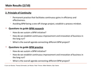 10 Principles of Good Business Process Management | PPT