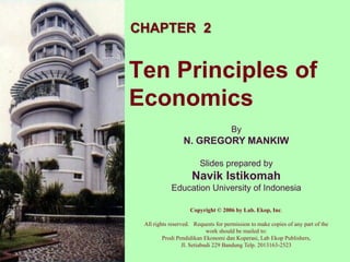 10 prinsip ekonomi | PDF