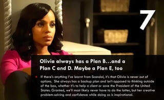 10 PR Lessons From Olivia Pope's Scandal | PDF